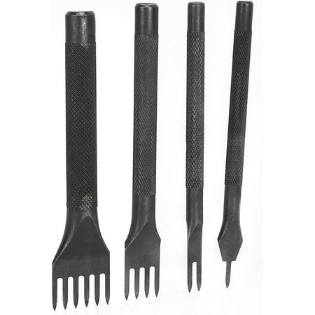 Leather Craft Tool Set Hole Punches 1/2/4/6 Tooth DIY Punch Leather ...