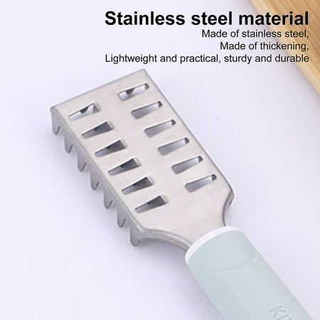 Fish Scale Remover Food Grade Rust-proof Stainless Steel Sawtooth Style ...