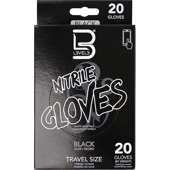 L3 Level 3 Nitrile Gloves - Professional Heavy Duty Disposable Gloves ...