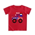 lnmuld Independence Day Boys "Red White & Cool" Patriotic Truck Short ...