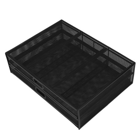 Monitor Stand Riser with Drawer, Large Storage Space Metal Mesh Monitor ...