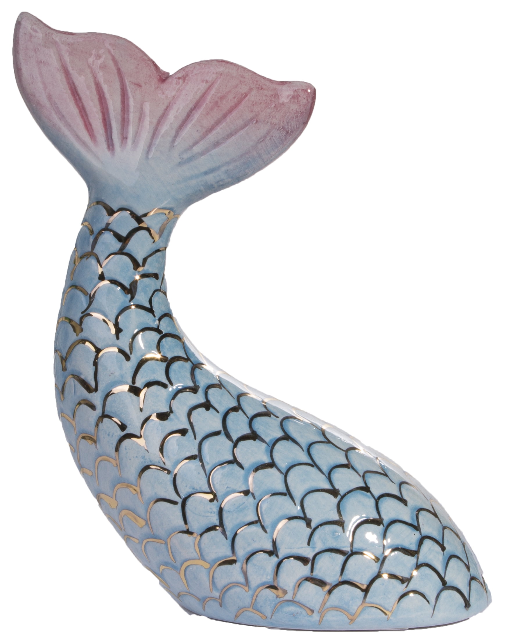 Adorable Mermaid Tail Shaped Ceramic Coin Bank - Walmart.com