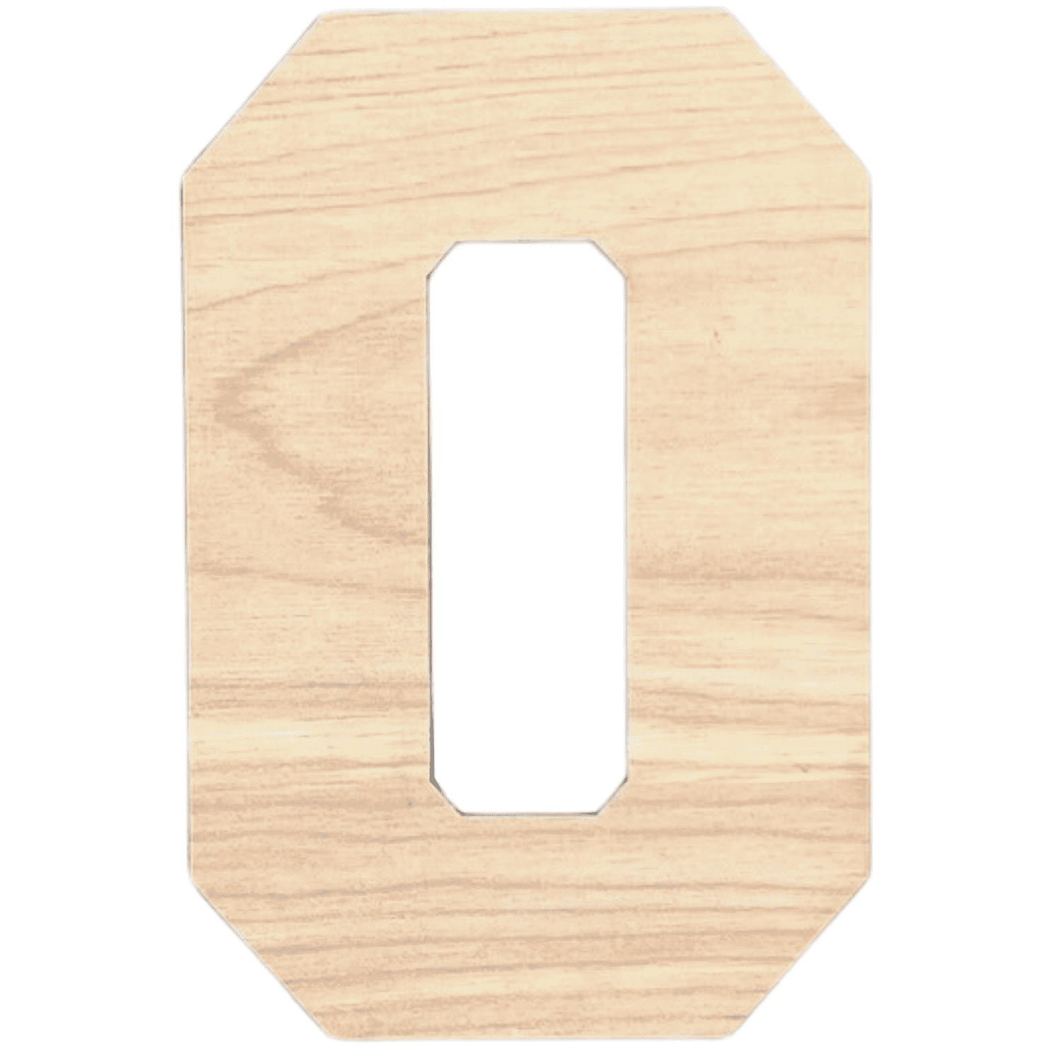 Krafty Supply - 16" Tall Birch Letter O | 1/4" Birch Plywood ...