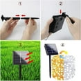 LINYAN-(Warm White ⇋ Cool White) Solar Christmas String Lights Outdoor ...