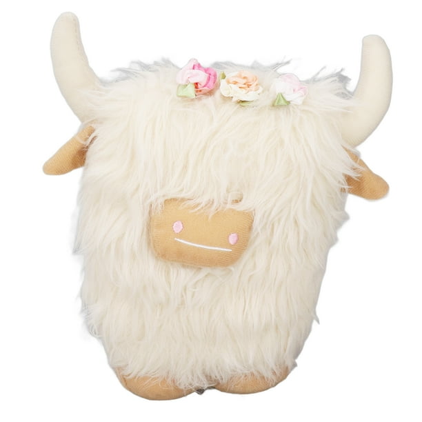 Highland Cow Plush Toy,Highland Cow Plush Doll Stuffed Cattle Doll ...