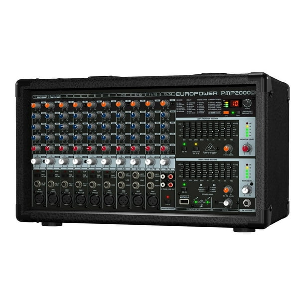 Behringer Europower PMP2000D - Digital mixer with DSP FX - powered - 14 ...