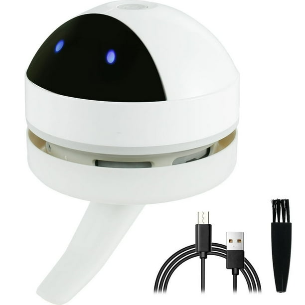 Mini Desktop Vacuum Cleaner 1200mAh Handheld Desktop Sweeper Detachable ...