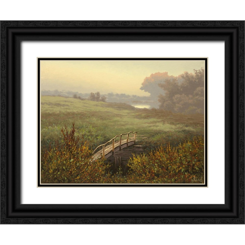 Adamov, Alexey 32x25 Black Ornate Wood Framed with Double Matting ...