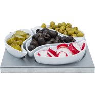 White Porcelain Contemporary Condiments Soy Sauce Dipping Plate or Dish ...