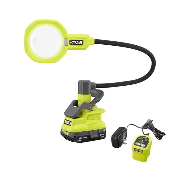 Ryobi ONE+ 18V Powerful Cordless LED Work Light Spotlight, Up To 3000 ...