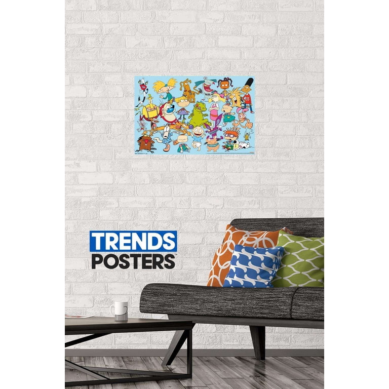 Nicktoons Characters Poster