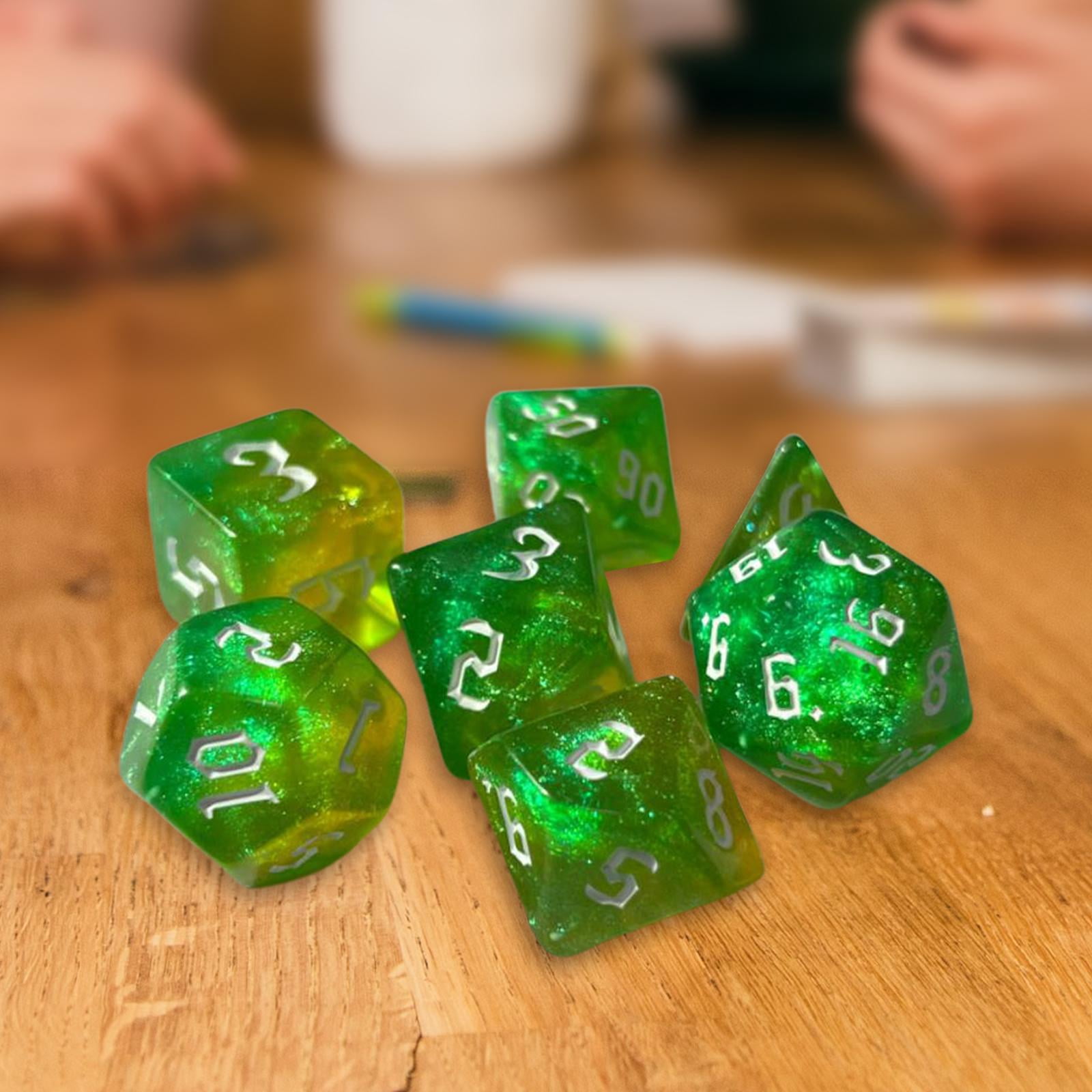 Juego de Dados poliédricos 7x perfke juguetes de entretenimiento para ...
