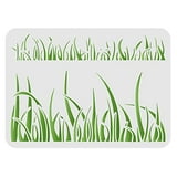 Grass Stencils Reusable Blade Grass Stencils Reed Grass Stencils ...