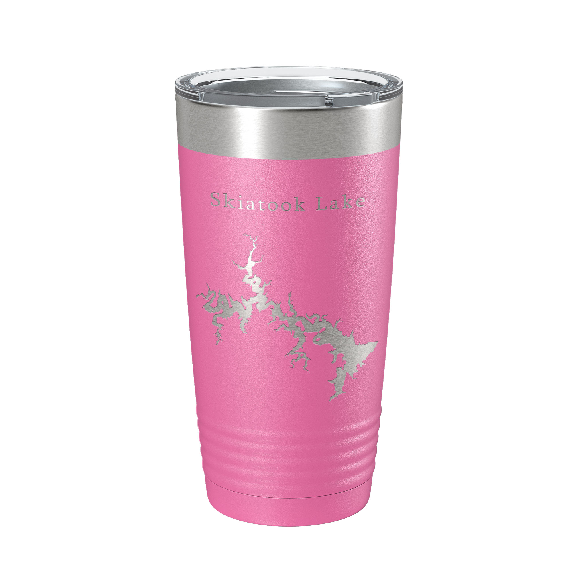 Skiatook Lake Map Tumbler Travel Mug Insulated Laser Engraved Coffee ...