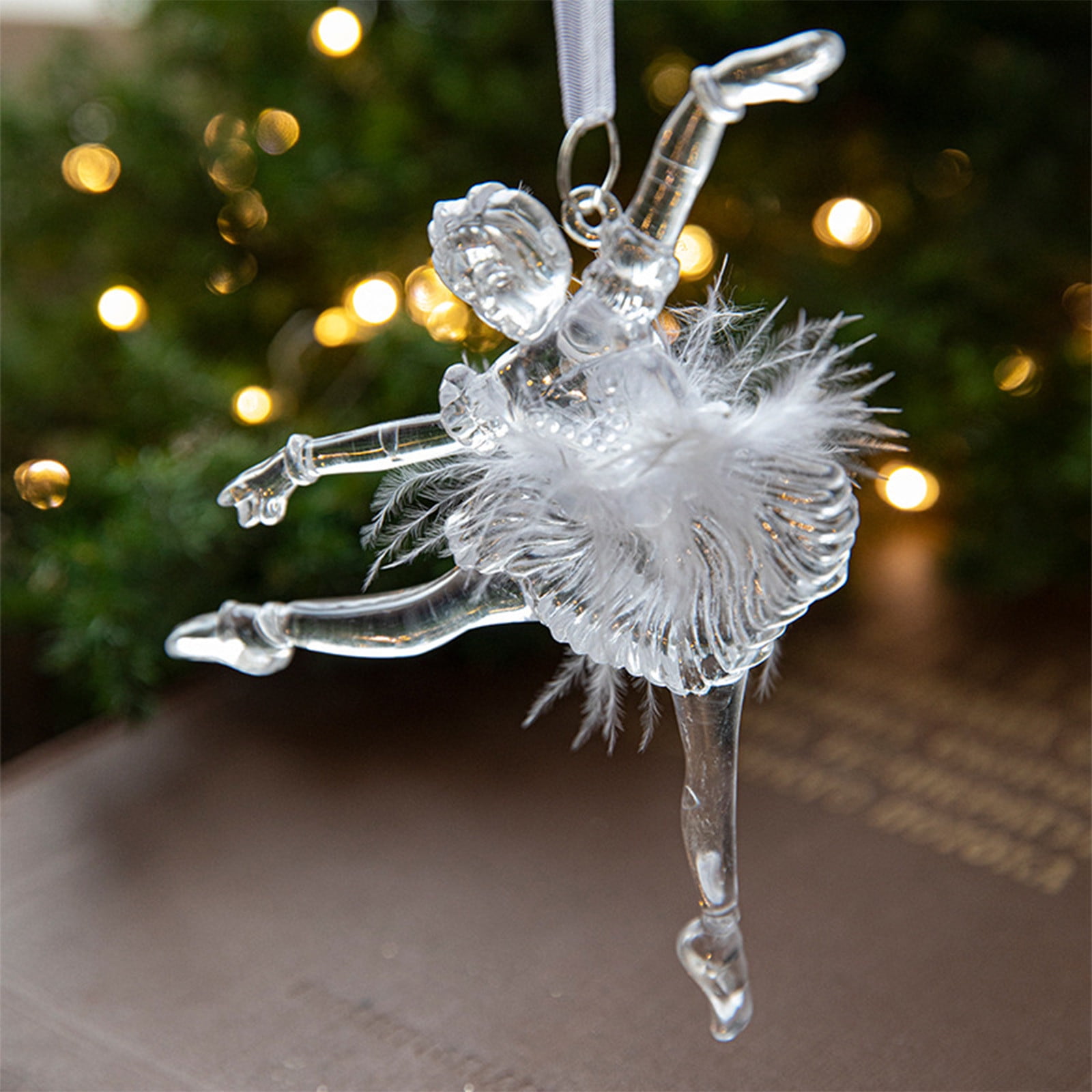 Christmas Ice Crystal Pendant Christmas Tree Pendant Transparent ...