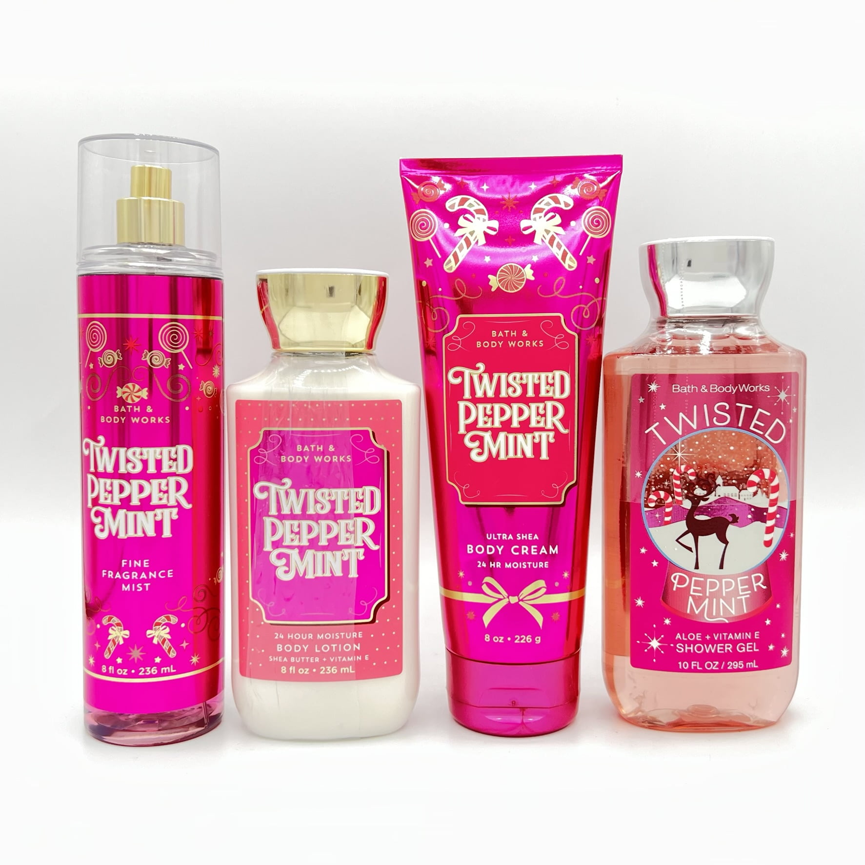 Bath And Body Works Twisted Peppermint Fine Fragrance Mist Body Lotion