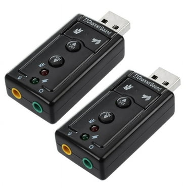 USB Sound Card CM6206 Chipset 7.1 Stereo Optical External Audio Card ...