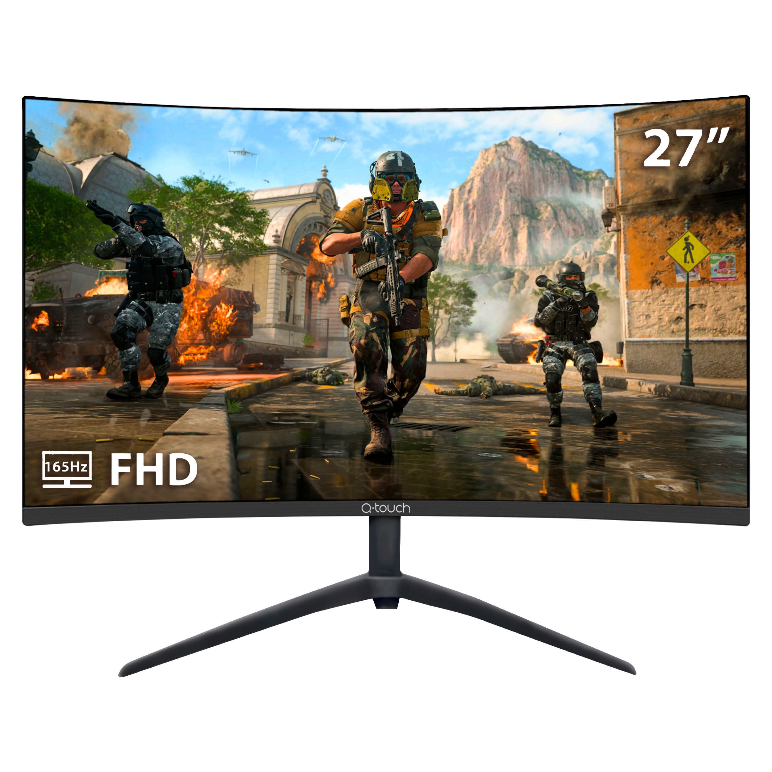 Monitor Gamer Q.Touch QT-G27C 27" CURVO Full HD 1920 x 1080 165 Hz ...