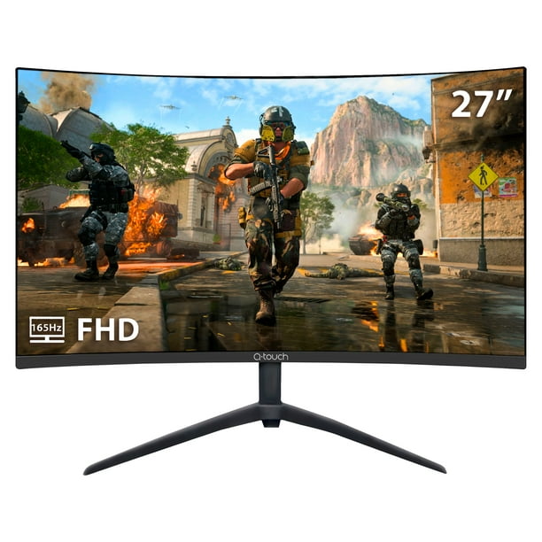 Monitor Gamer Q.Touch QT-G27C 27" CURVO Full HD 1920 x 1080 165 Hz Display Port HDMI | Bodega ...