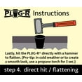 PLUG-R Asphalt Patch Plugs 1 1/4", 25 Count - Driveway Blacktop Repair ...