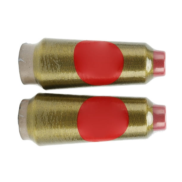 Gold Metallic Thread,2Pcs Metallic Embroidery Thread Metallic ...