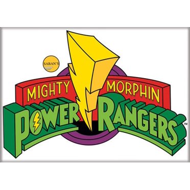 Mighty Morphin Power Rangers Group Rangers Car Magnet - Walmart.com