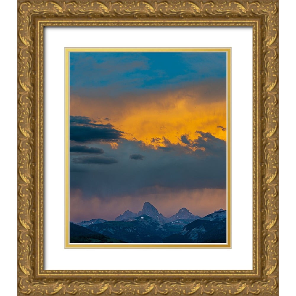 Garber, Howie 26x31 Gold Ornate Wood Framed with Double Matting Museum ...