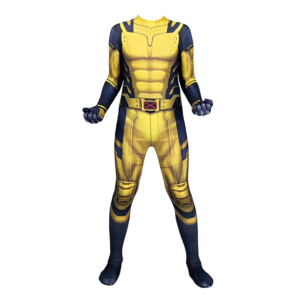 Traje Juego Rol Wolverine Disfraz Cosplay 3D para Fiesta Halloween ...