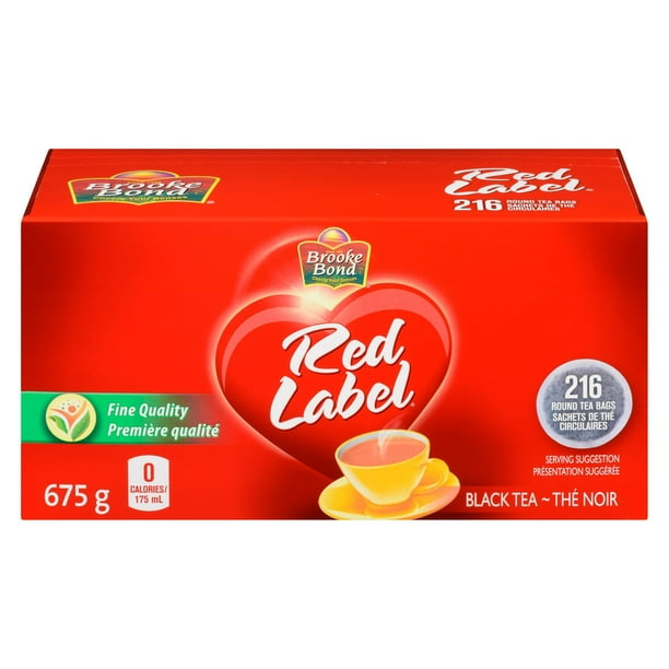 Brooke Bond Red Label Tea Bags - Walmart.ca