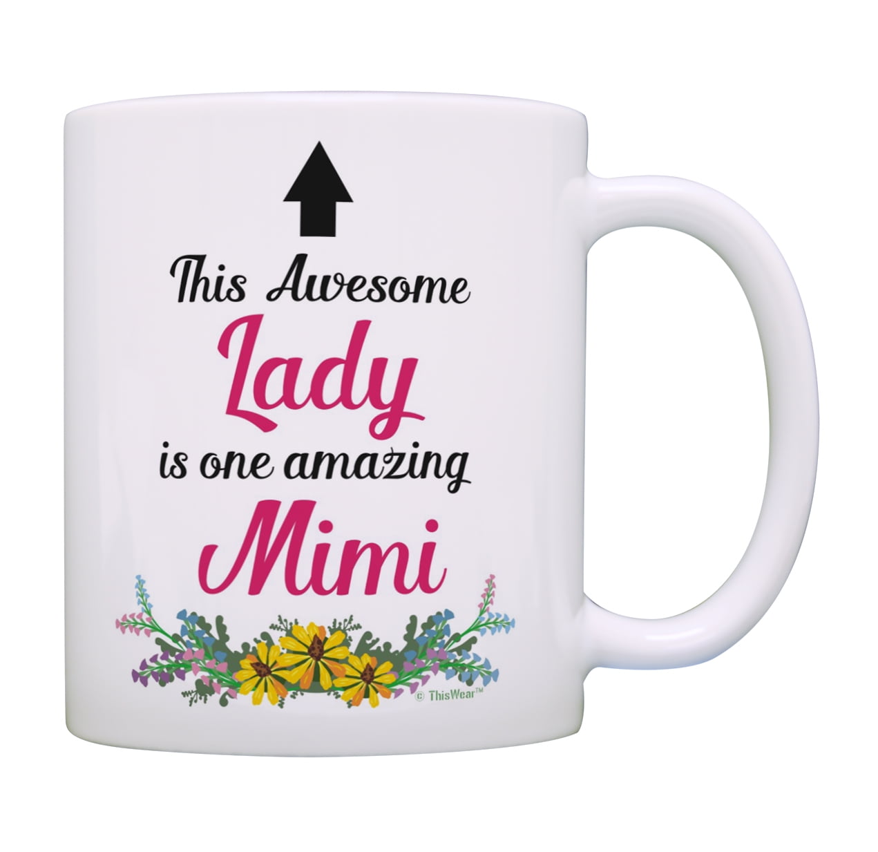 ThisWear Gift for Mimi This Awesome Lady Is One Amazing Mimi Birthday ...