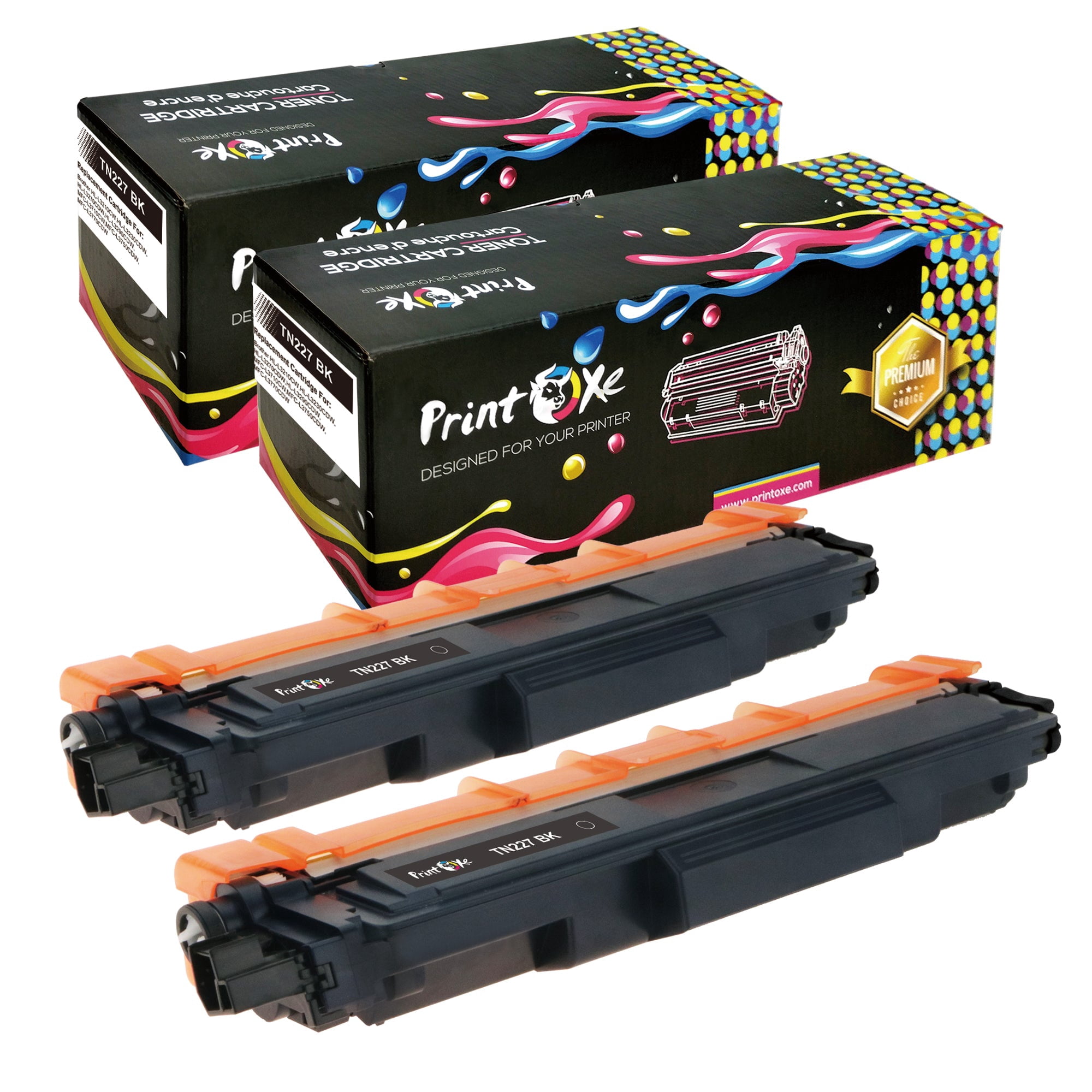 Click here for Printoxe Tn227 Compatible 2 Black Toner Cartridges... prices