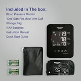 Equate 6000 Series Upper Arm Blood Pressure Monitor and Wide Range Arm ...
