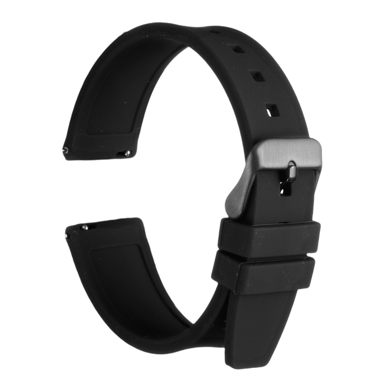 Click here for Unique Bargains Uxcell Silicone Watch Band 18mm Qu... prices