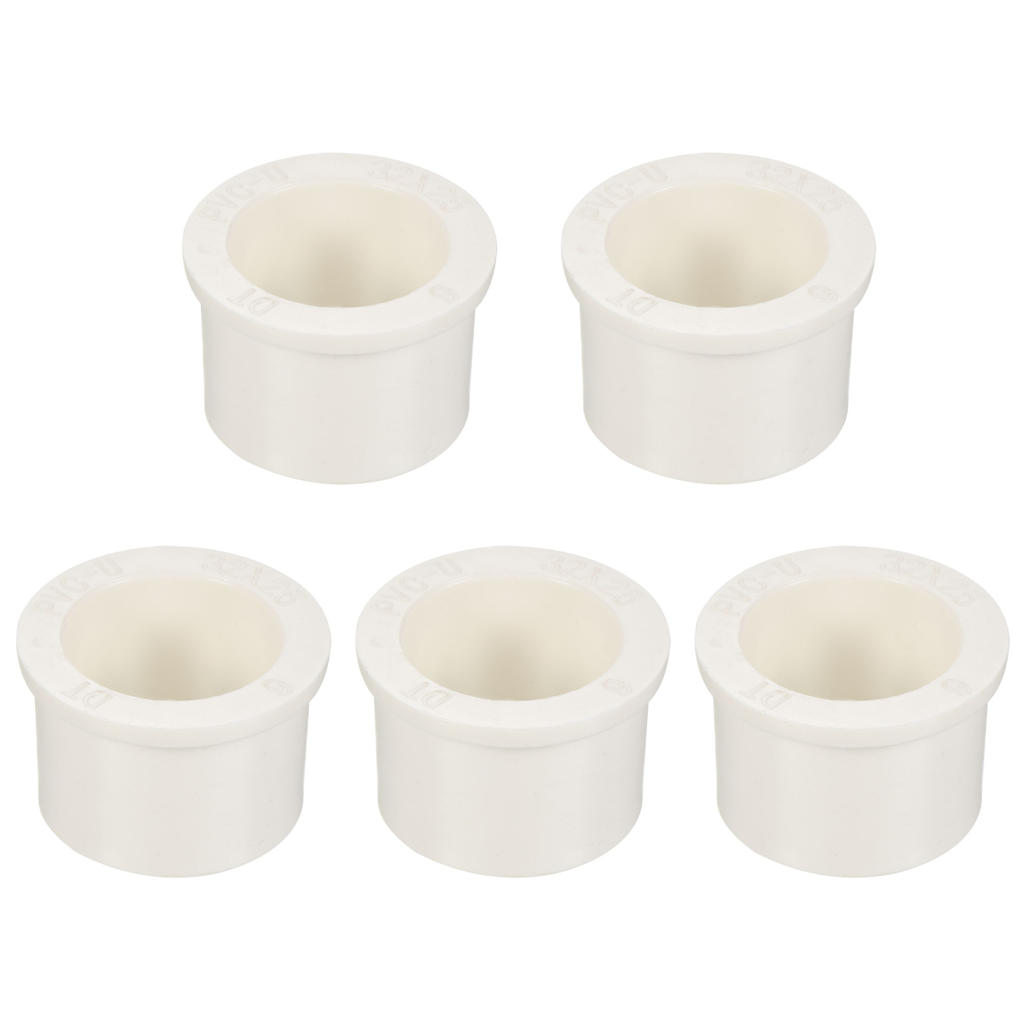 Uxcell 25x32mm PVC Reducer Bushing Pipe Fitting Coupling Tube Adapter ...