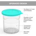 Wenfen Pint Containers With Silicone Lid Replacement For Ninja Creami