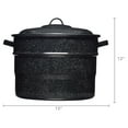 Granite Ware 21.5-Quart Water Bath Canner with Jar Rack (Speckled Black ...
