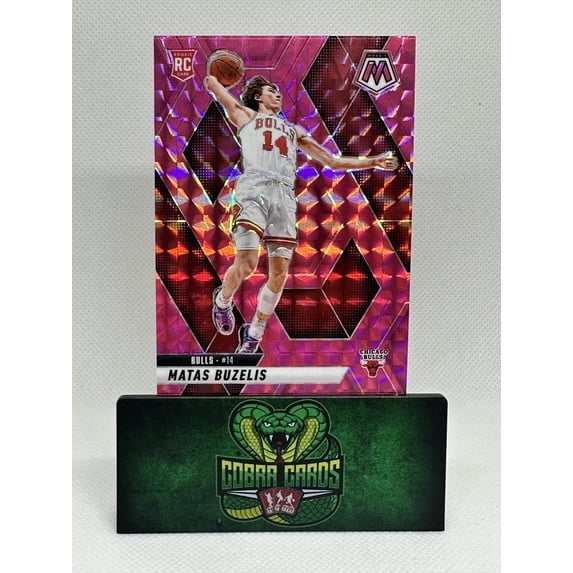 2025 2024-25 Panini Mosaic Matas Buzelis #223 Pink /175 RC - Walmart.com