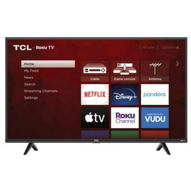 REFURBISHED - TCL 43" Class 4-Series 4K UHD HDR Roku Smart TV (43S431 ...