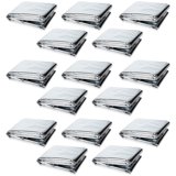 US 15-30 PACK Emergency Solar Blanket Survival Safety Insulating Mylar ...