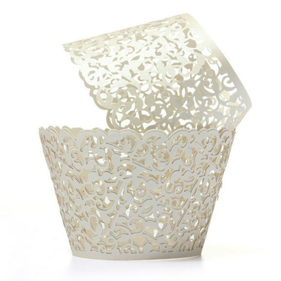 Rose Gold Sparkle Cupcake Wrappers (25pcs, Standard Size) Grease ...