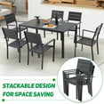 AECOJOY Aluminum 7-Piece Dining Set - Outdoor Patio Furniture with ...