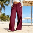 ANINEO Women High Waisted Wide Leg Pants For Soft Loose Fit Casual ...
