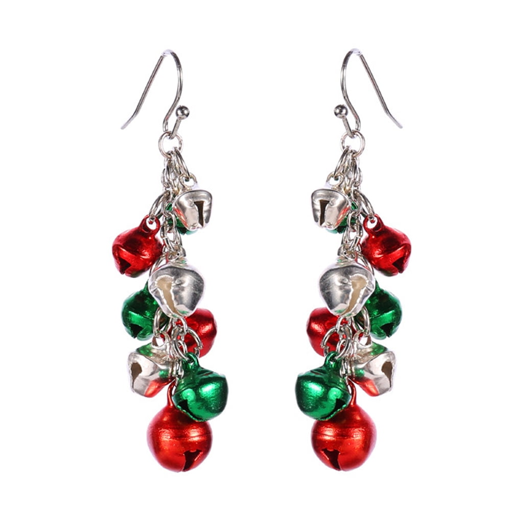 Christmas Jingle Bell Tinkerbell Cute Colorful Ornament Chain Drop ...