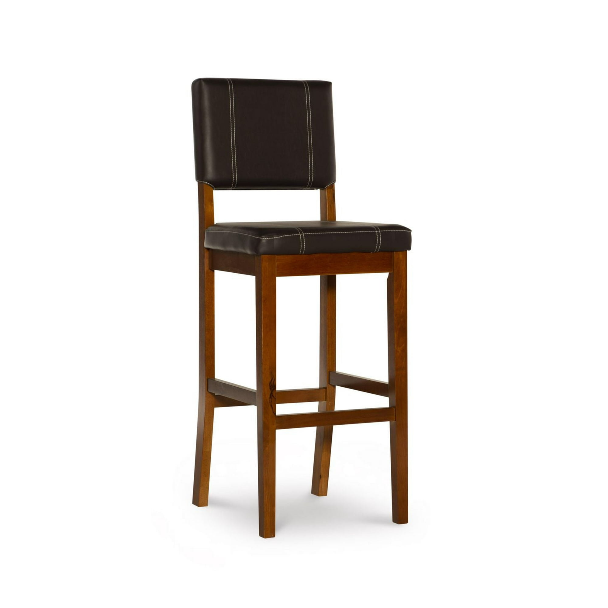 Click here for Linon Augusta Brown Bar Stool 01 prices