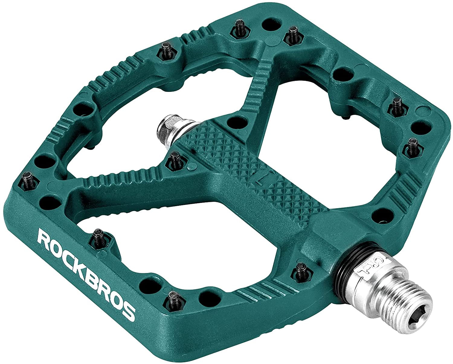 ROCKBROS Mountain Bike Pedals Flat MTB Pedals Nylon Fiber Bicycle ...