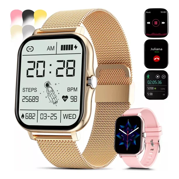 1.69'' Smartwatch Reloj Inteligente Bluetooth Llamada, Ip67 | Walmart ...