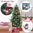 2025 Ornament Advent Calendar Set with 12 Double-Sided 2D Flat Figures ...