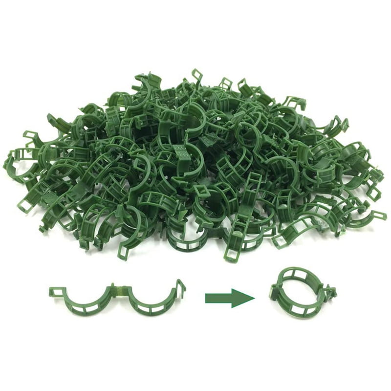 200 PCS Garden Plant Support Clips, Tomato Clips, Trellis Clips ...