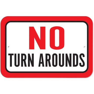 No Left Turn Sign - Walmart.com