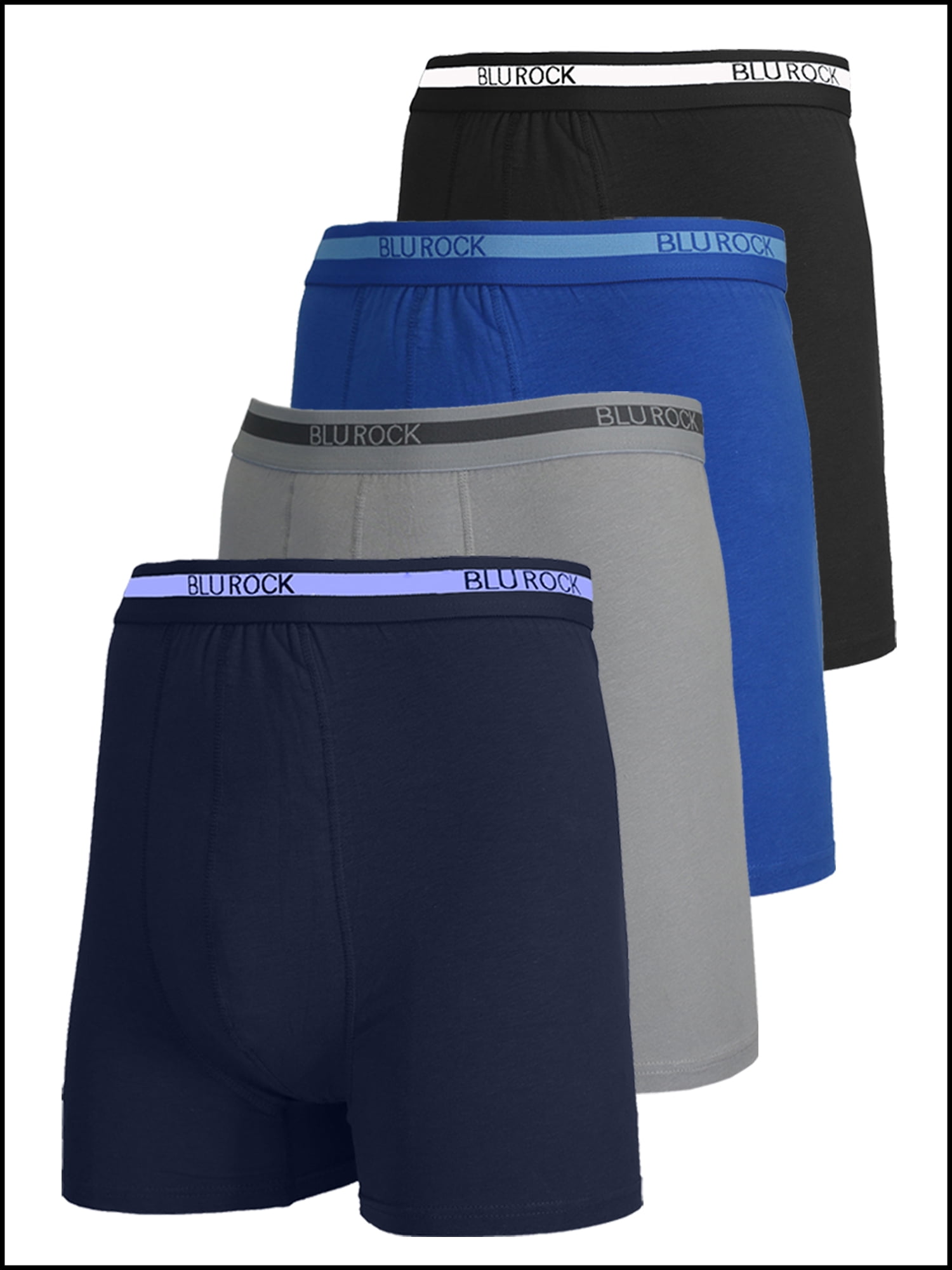 12-Pack Men's Stretch Cotton Boxer Briefs (Sizes, S-2XL) - Walmart.com